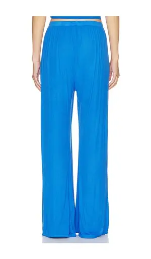 Michael Lauren Laguna Wide Leg Pant With Snaps
