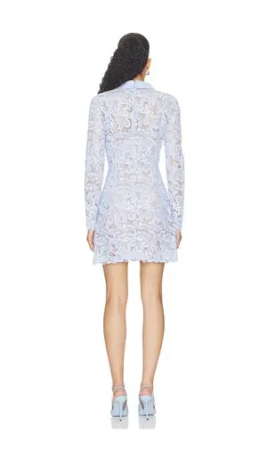 NADINE MERABI Lorna Lace Mini Dress