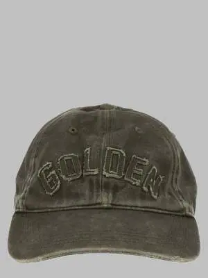 GOLDEN GOOSE Baseball Cap With Logo Patch - Brown
