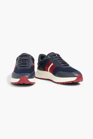 Bally Daryn Mesh And Leather Sneakers