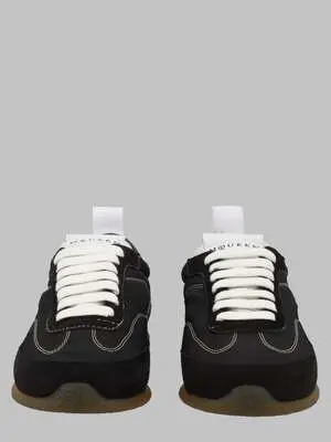 Alexander McQueen Leather And Suede Sneakers - Black
