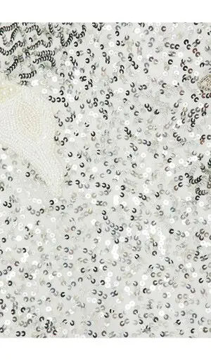 LESLIE AMON Embellished Mini Dress