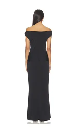 Show Me Your Mumu Winona Wrap Maxi Dress - Black