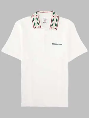 Casablanca Polo Laurel - White