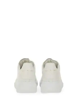 Alexander McQueen Oversized Leather Sneakers - White