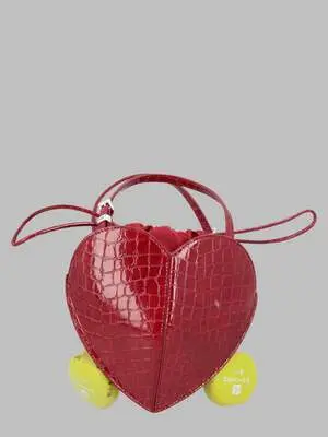 ROTATE BY BIRGER CHRISTENSEN ROTATE Heart-Shaped Leather Bag Multicolor