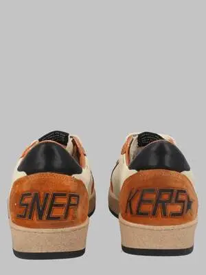 GOLDEN GOOSE Sneakers With Leather And Suede Accents - Cream