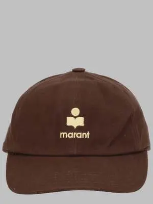 Isabel Marant Étoile Tomas Logo Baseball Cap - Brown