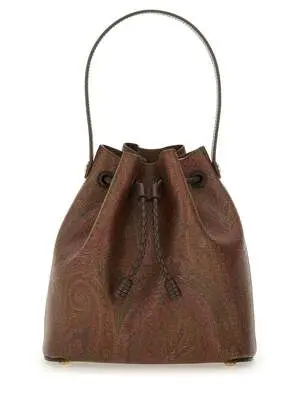 Etro Arnica Small Bucket Bag - Brown