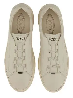TOD'S Leather Sneakers - White