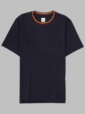 Paul Smith T-shirt Con Collo Stripes Logo