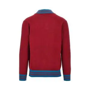 GALLIA KNIT Bouclé Cotton College Cardigan