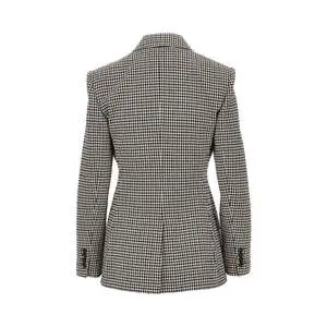 Max Mara Houndstooth Double-breasted Jacket