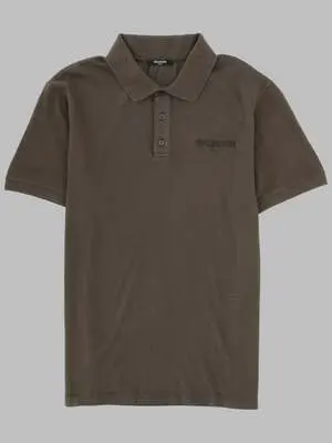 Balmain Polo Con Logo - Brown