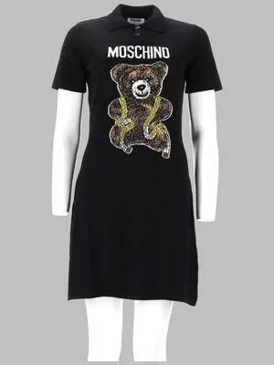 Moschino Teddy Mini Dress - Black