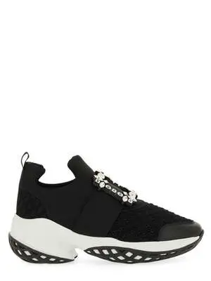 ROGER VIVIER Viv Run Sneakers - Black