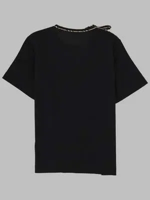 Burberry T-shirt In Cotone Con Fiocco