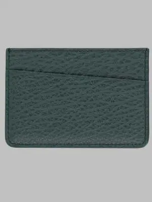 MAISON MARGIELA Slim Leather Cardholder - Green