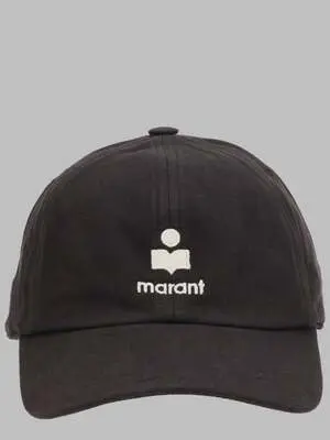Isabel Marant Étoile Tomas Baseball Cap With Logo - Black