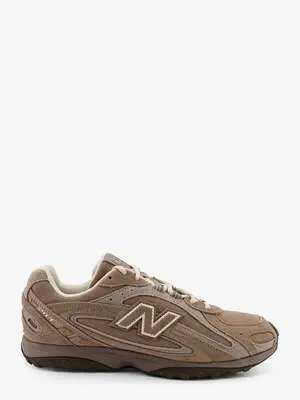 NEW BALANCE U204 Suede Sneakers With Side Logo - Brown