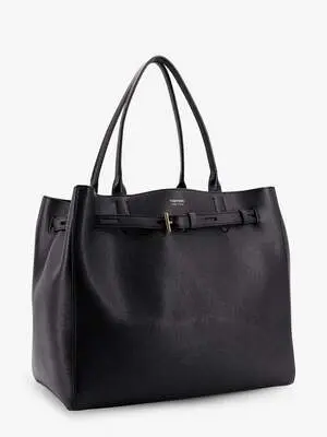 TOM FORD Leather Shoulder Bag With Logo
