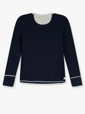 Chloé Cotton Sweater With Contrasting Inserts