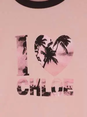Chloé Cotton Tshirt With Print