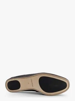 TOM FORD Crocodileprint Leather Loafers