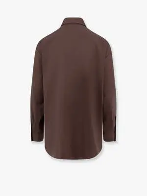 ALYSI Stretch Virgin Wool Shirt