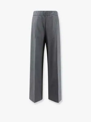 SEMICOUTURE Virgin Wool Blend Trousers - Grey