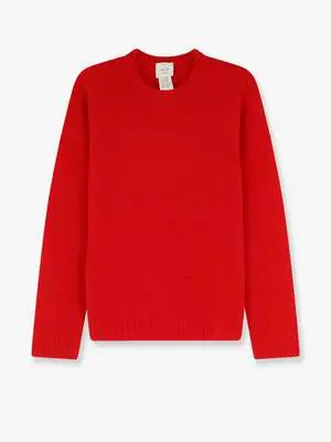 ALYSI Merino Wool And Cashmere Blend Sweater - Red