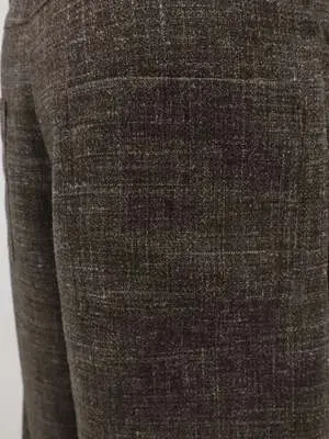 ALYSI Wool And Linen Blend Trousers