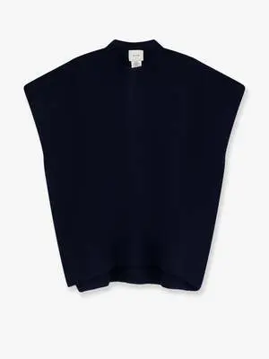 ALYSI Merino Wool And Cashmere Blend Sweater - Blue