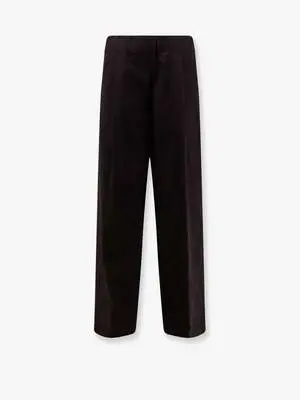 SEMICOUTURE Stretch Cotton Trousers - Brown