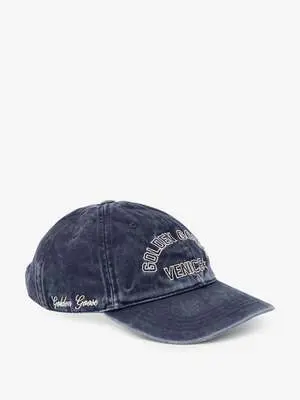 GOLDEN GOOSE Cotton Baseball Cap With Embroidered Logo