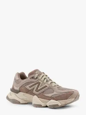 NEW BALANCE 9060 Low-top Mesh And Suede Sneakers - Beige