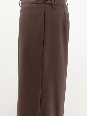 ALYSI Stretch Virgin Wool Trousers