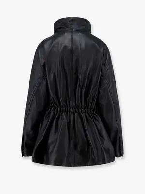 RÓHE Leather Jacket With Adjustable Drawstring Waist