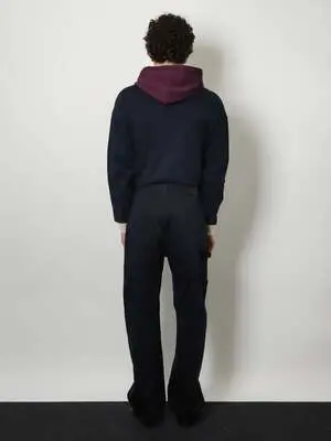 Loewe Denim With Contrasting Embroidered Logo