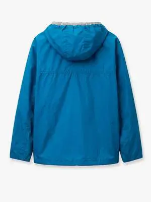 Loewe Anorak Technical Fabric Windbreaker With Embroidered Anagram Logo