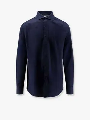 Brunello Cucinelli Cotton And Lyocell Shirt