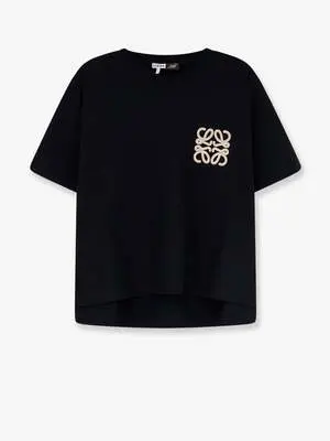 Loewe Paulas Ibiza Cotton Tshirt - Black