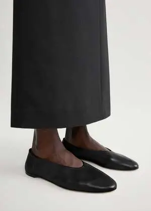 TOTEME Slip Nappa Ballerinas