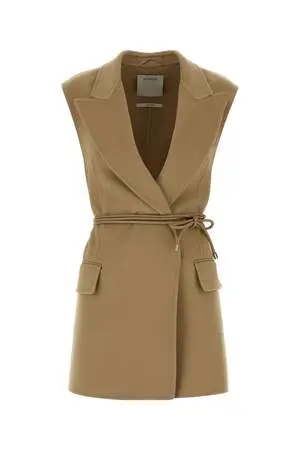 Sportmax Beige Wool Rapido Vest