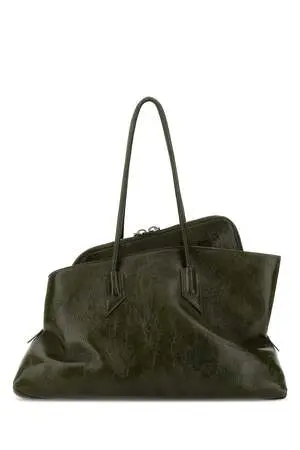 Attico Medium La Passeggiata Shoulder Bag - Green