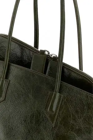 Attico Medium La Passeggiata Shoulder Bag - Green