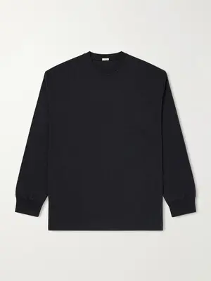 A.PRESSE Cotton And Cashmere-blend T-shirt