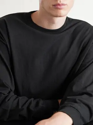 A.PRESSE Cotton And Cashmere-blend T-shirt
