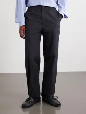 A.p.c. Dylan Straight-leg Cotton-poplin Trousers