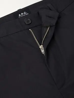 A.p.c. Dylan Straight-leg Cotton-poplin Trousers